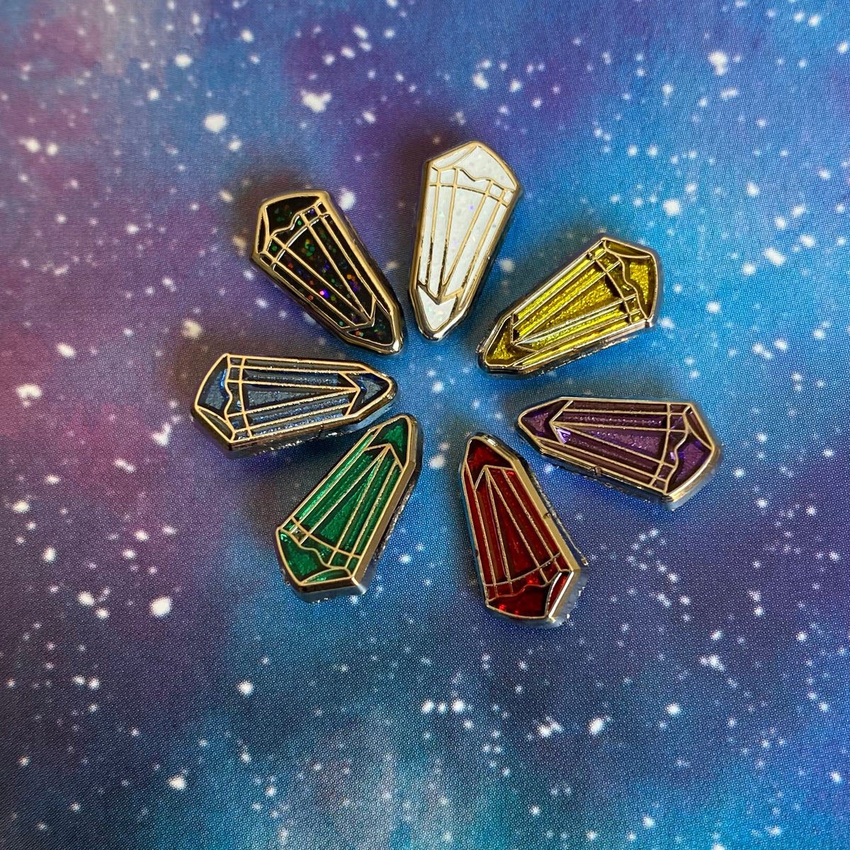 Crystal mini pins YOU PICK THE COLOR – Lantern Pins